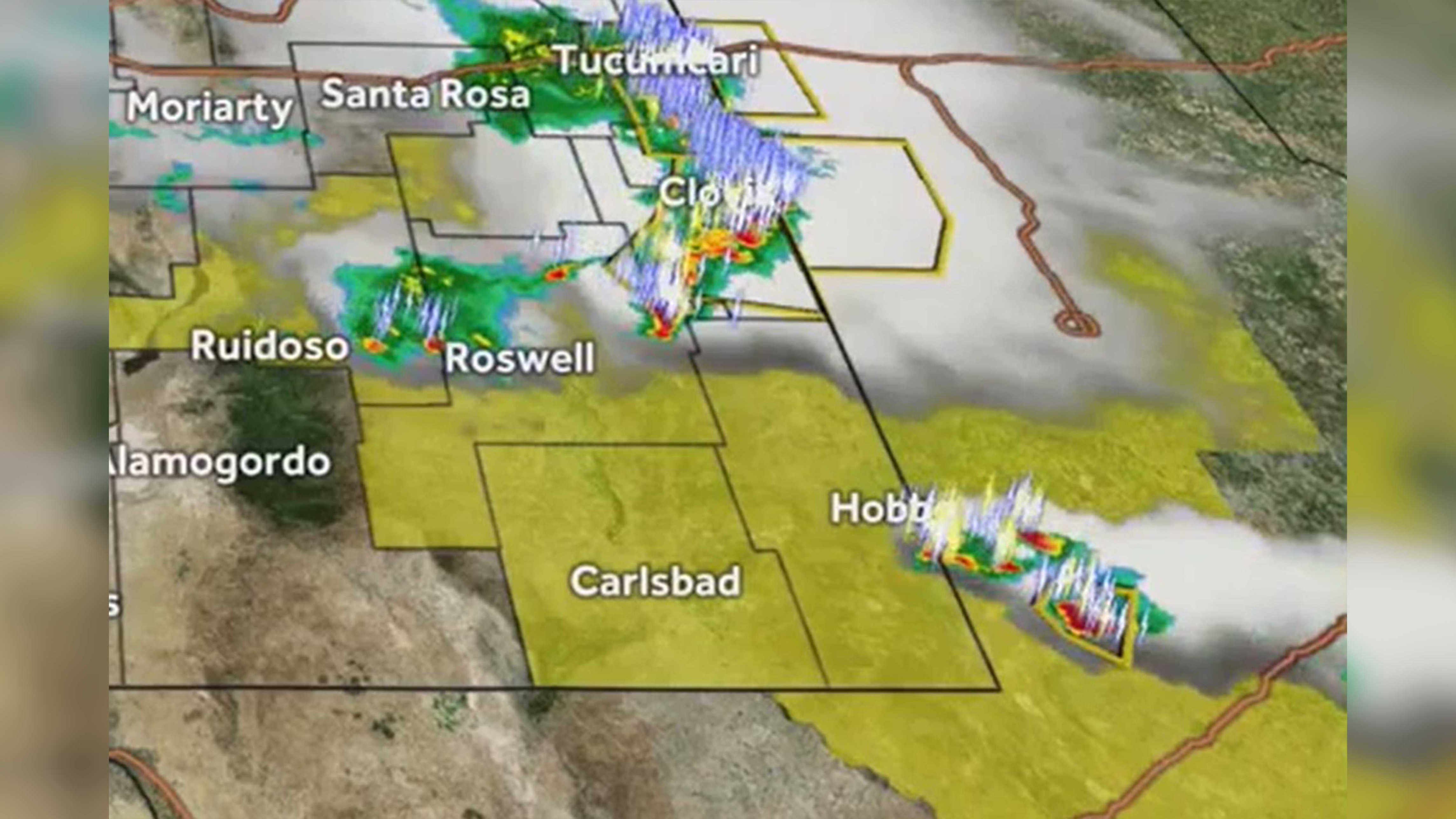 Severe thunderstorm watch continues in southeast New Mexico
