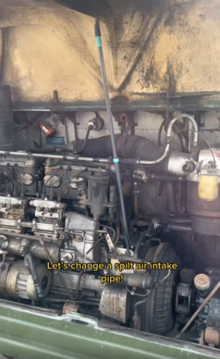 Fixing a Split Air Intake Pipe – Watch the Repair in Action!