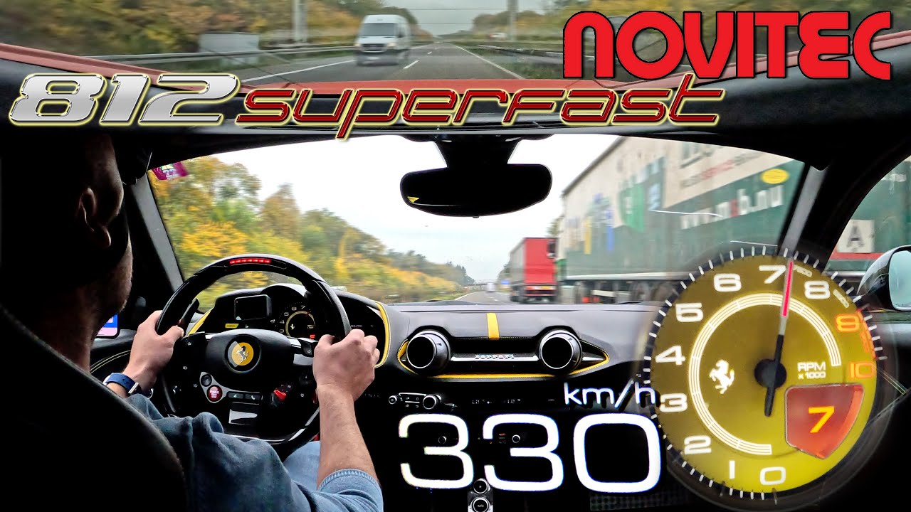 Ferrari 812 Novitec V12 at 9000RPM – F1 Feel on the Autobahn!