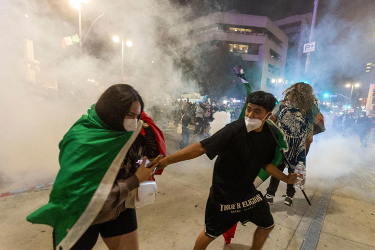 LA protests live: Trump sends Marines to join National Guard and claims ...