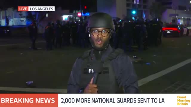 Good Morning Britain presenter shot and injured with rubber bullet ...