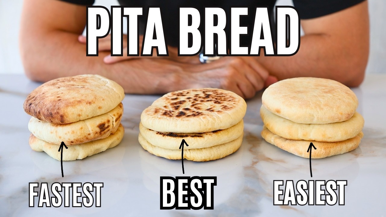 Easy Homemade Pita Bread Recipe | Pan, Oven, and Pizza Oven