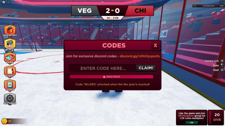 Hockey Legends Codes (July 2025)