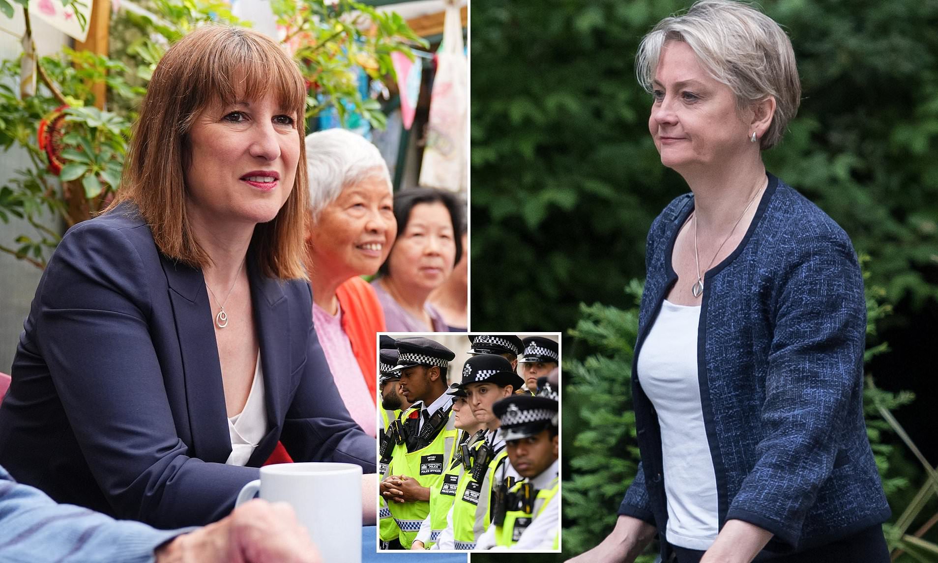 Fears of police cuts after Rachel Reeves rejects Yvette Cooper's ...