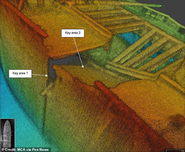 Bomb-filled 'Doomsday wreck' at the bottom of the Thames is edging ...