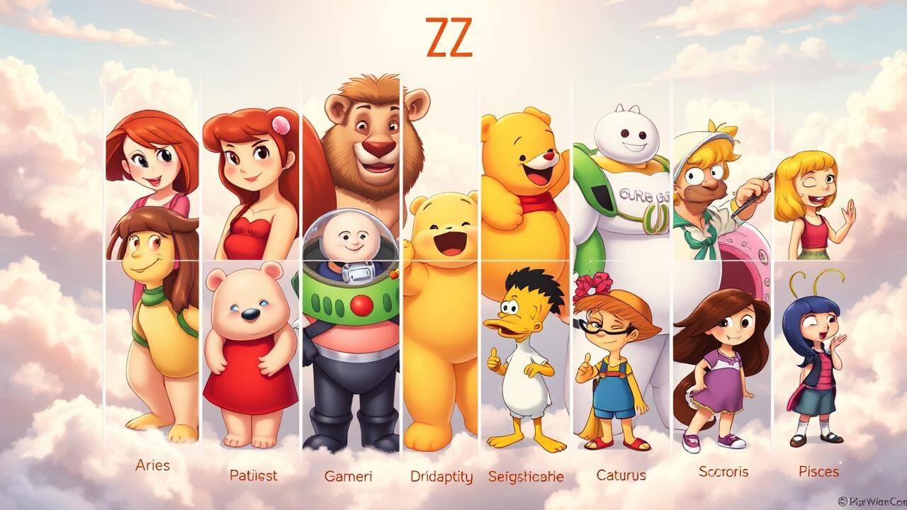 Favourite nostalgic cartoons based on zodiac signs