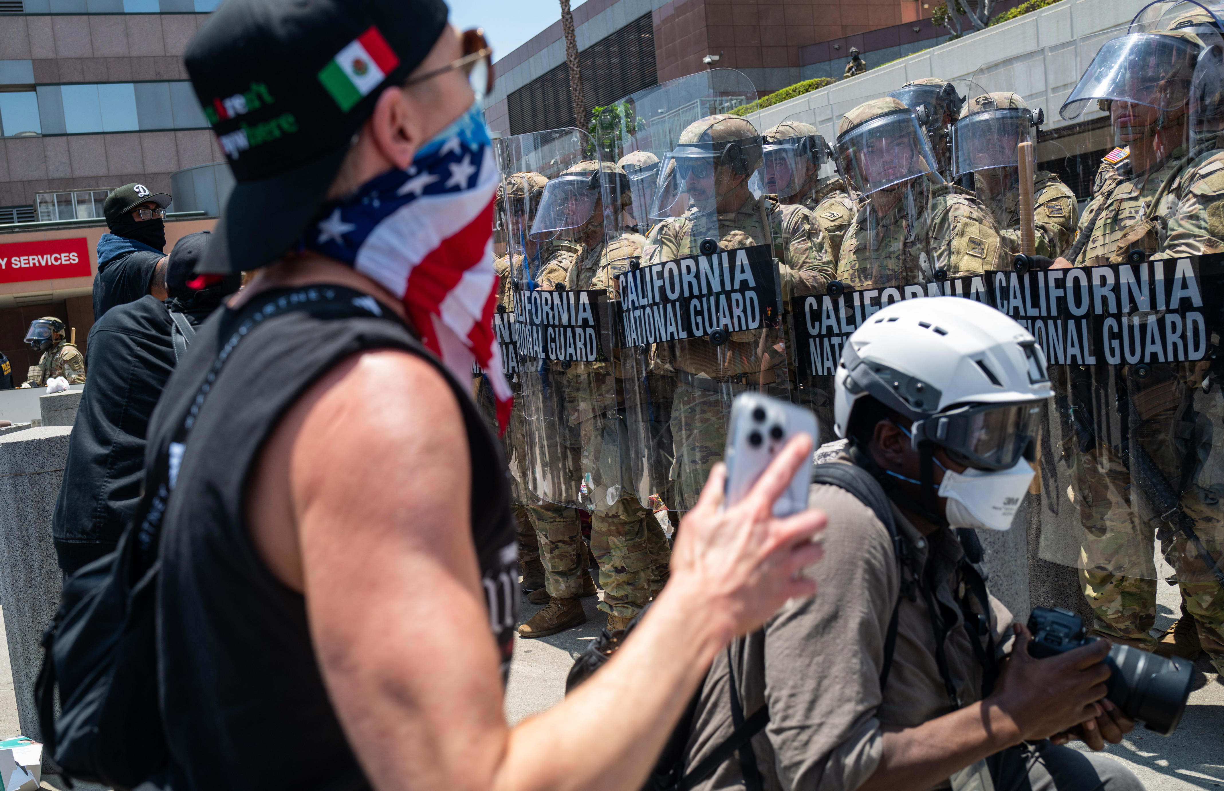 Jan. 6 riot victims see hypocrisy in Trump's response to L.A. protests