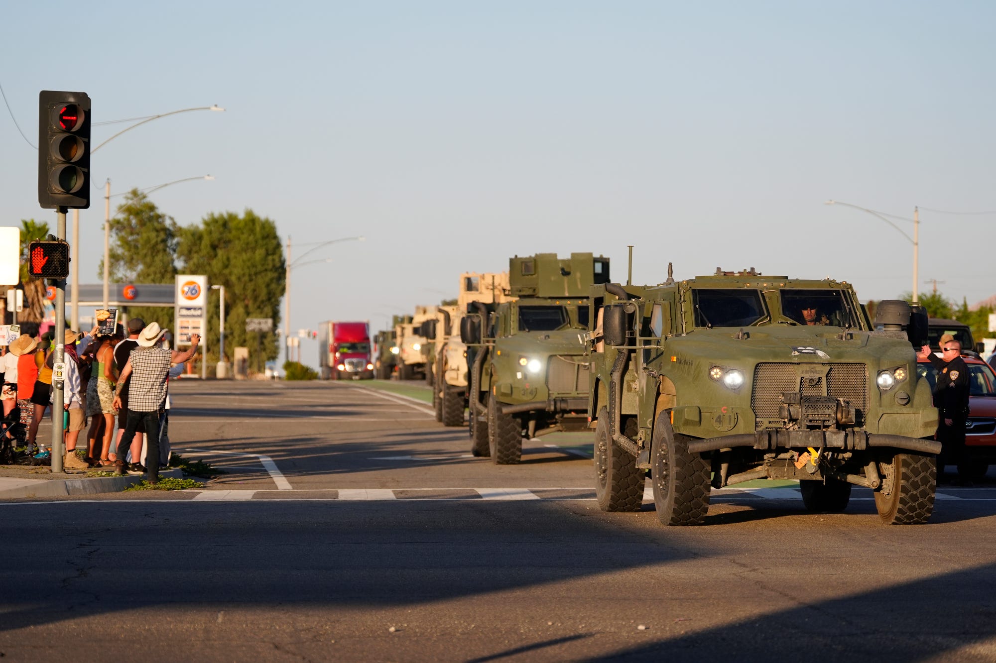 Marines from Twentynine Palms deployed to protect federal building in LA