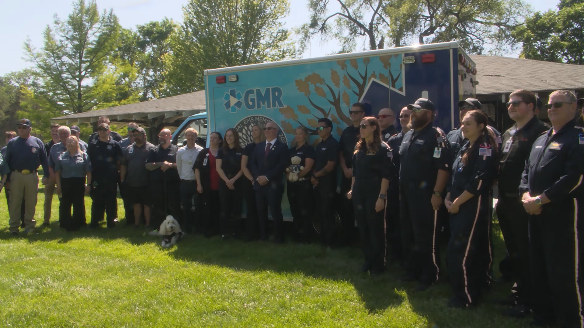 EMS memorial procession stops in North Platte