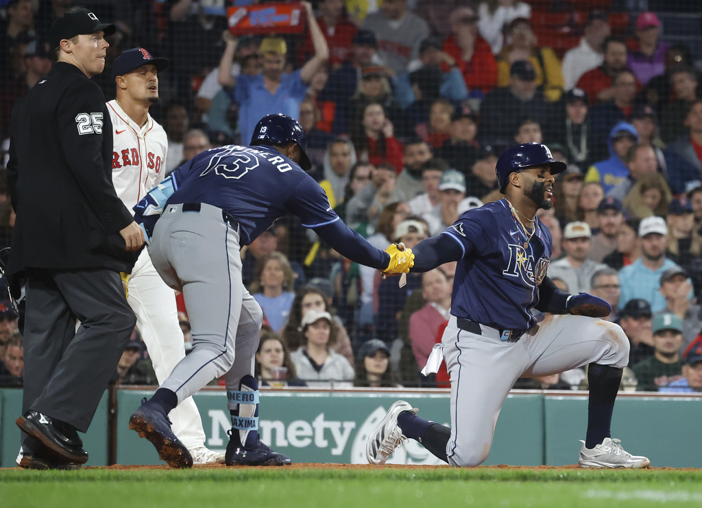 Rays beat Red Sox 10-8 in 11 innings, spoil top prospect Roman Anthony ...