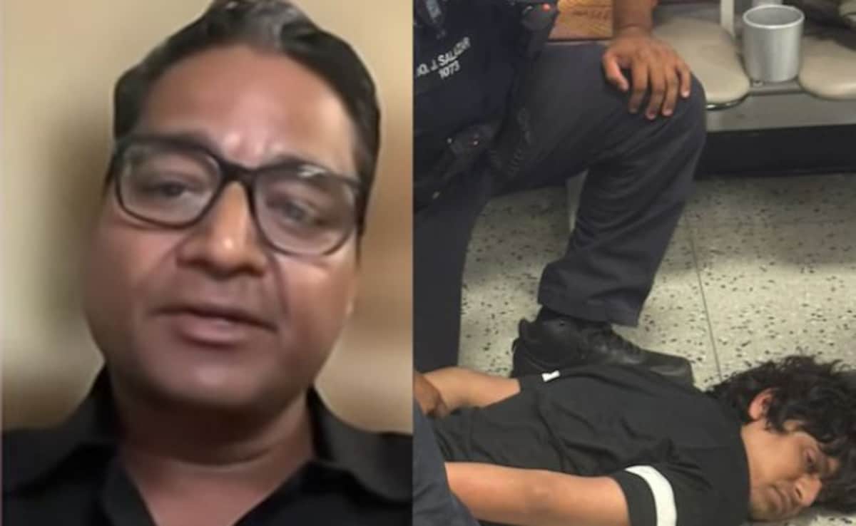 "Nobody Dared To...": Witness On Indian Man Being Pinned Down At US Airport
