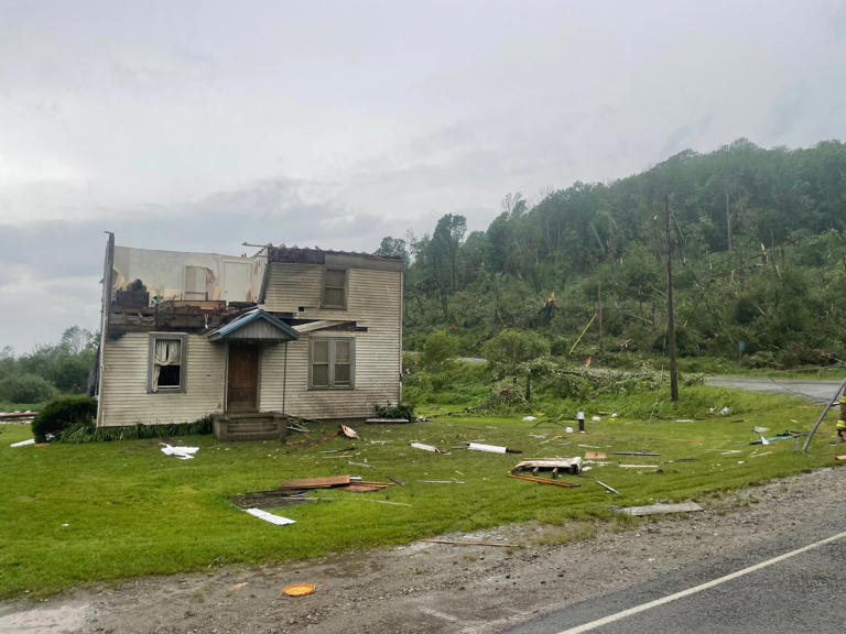 PHOTOS: Apparent tornado rips through parts of Great Valley in ...