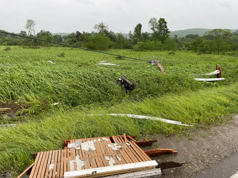 PHOTOS: Apparent tornado rips through parts of Great Valley in ...
