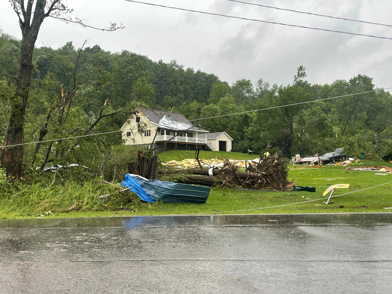 PHOTOS: Apparent tornado rips through parts of Great Valley in ...