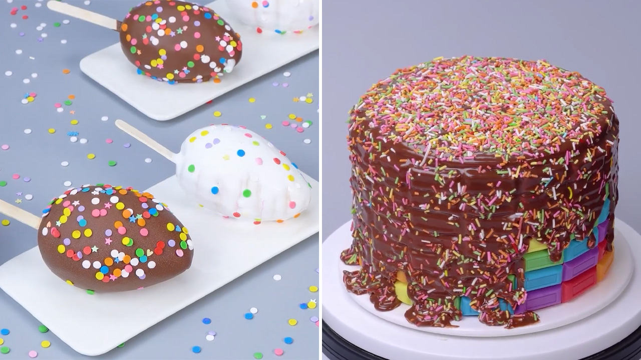Sprinkle Choco Pops vs Rainbow Sprinkle Cake – Which Sweet Treat Pops ...