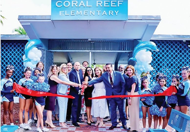 Ribbon-cutting ceremony celebrates renovations at Coral Reef Elementary