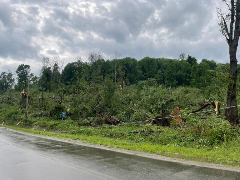 PHOTOS: Apparent tornado rips through parts of Great Valley in ...