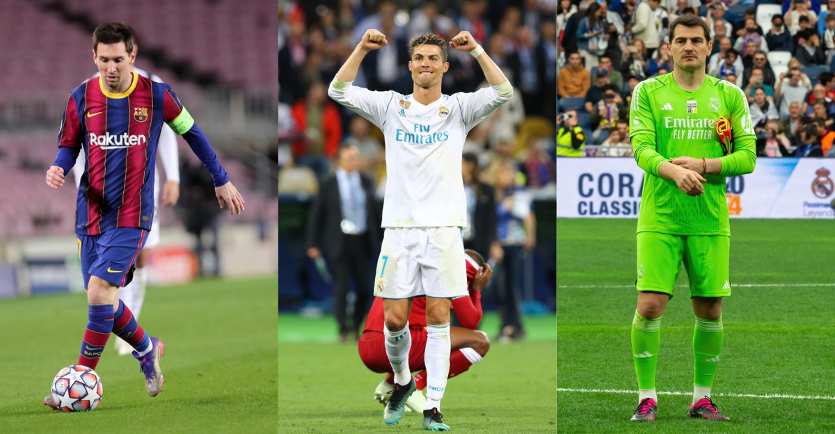 The 100 Champions League Legends with the Most Games Played