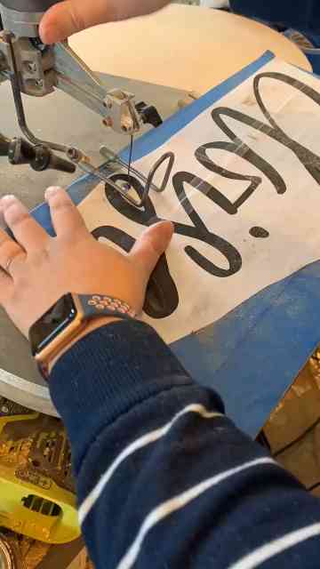 Making a Nursery Sign!
