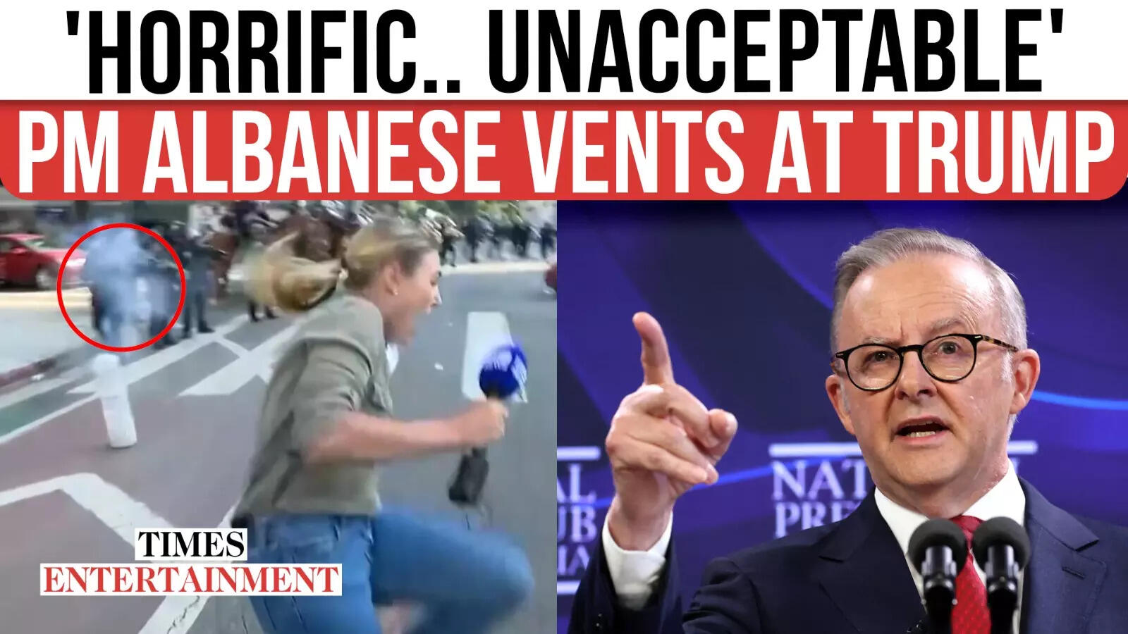 Aussie Reporter Shot In LA: Albanese Condemns Trump’s ‘Dangerous ...