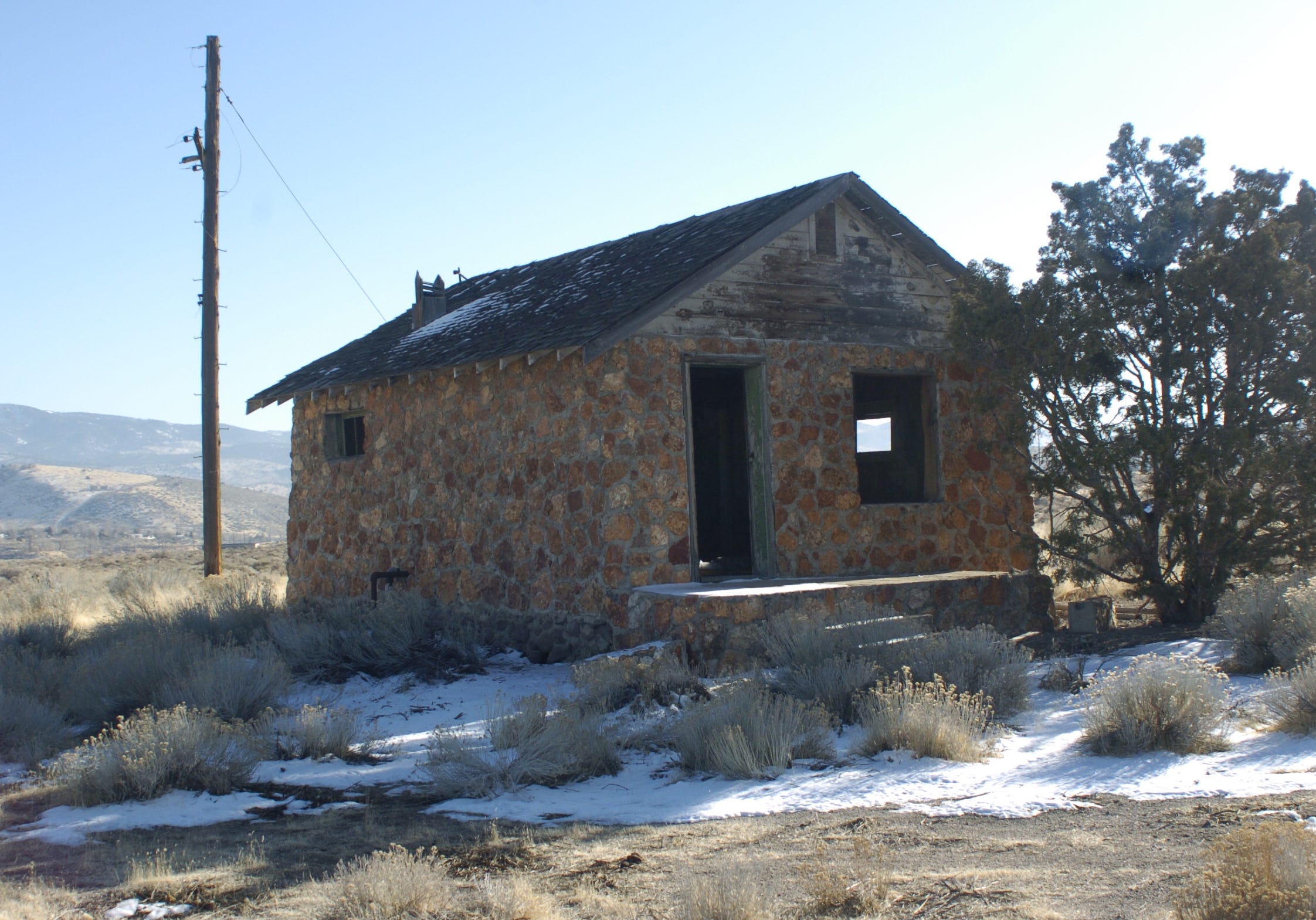This stone cabin endured in Reno high desert for over 80 years. Then it ...