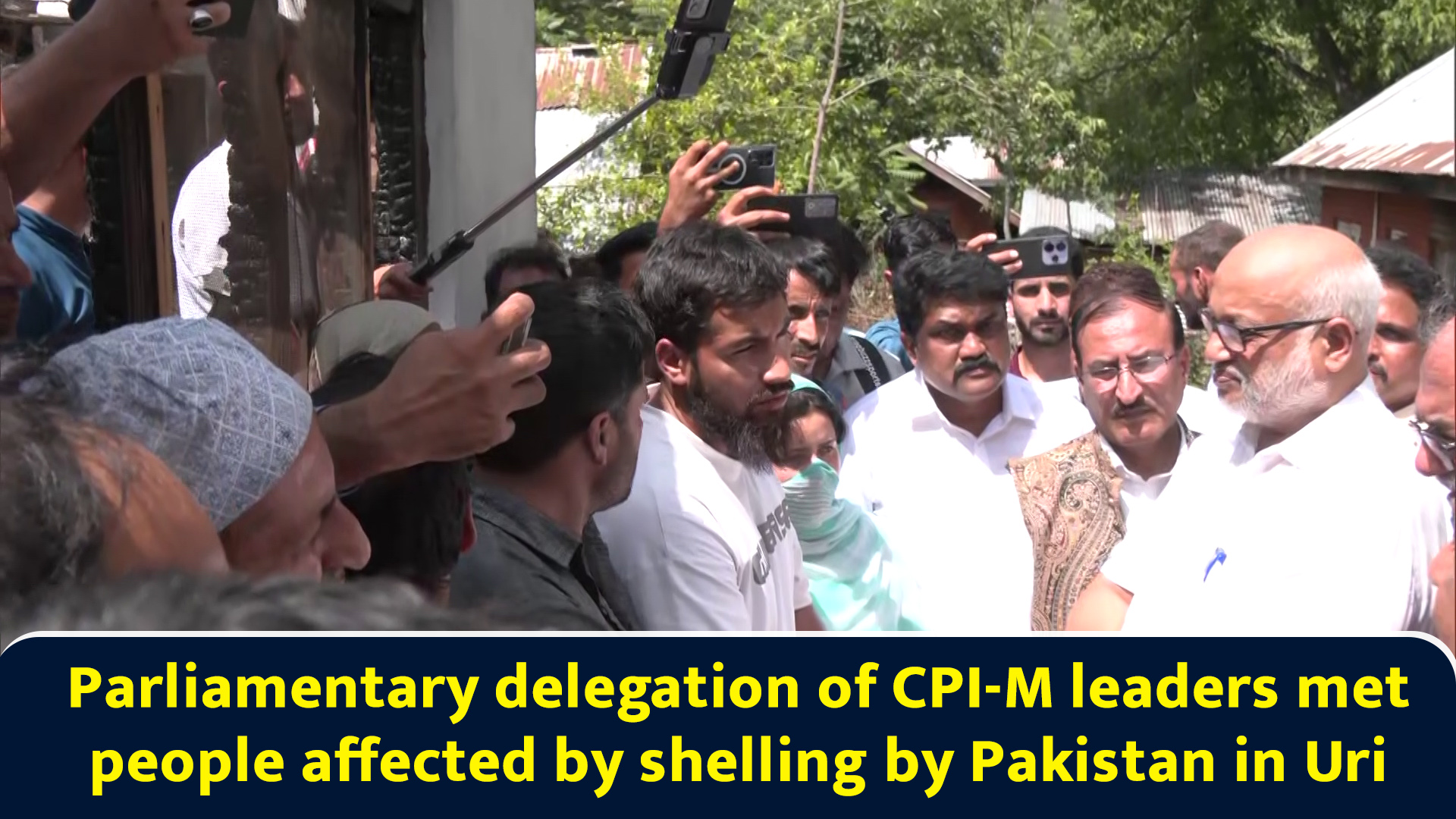 Parliamentary delegation of CPI-M leaders met people affected by ...