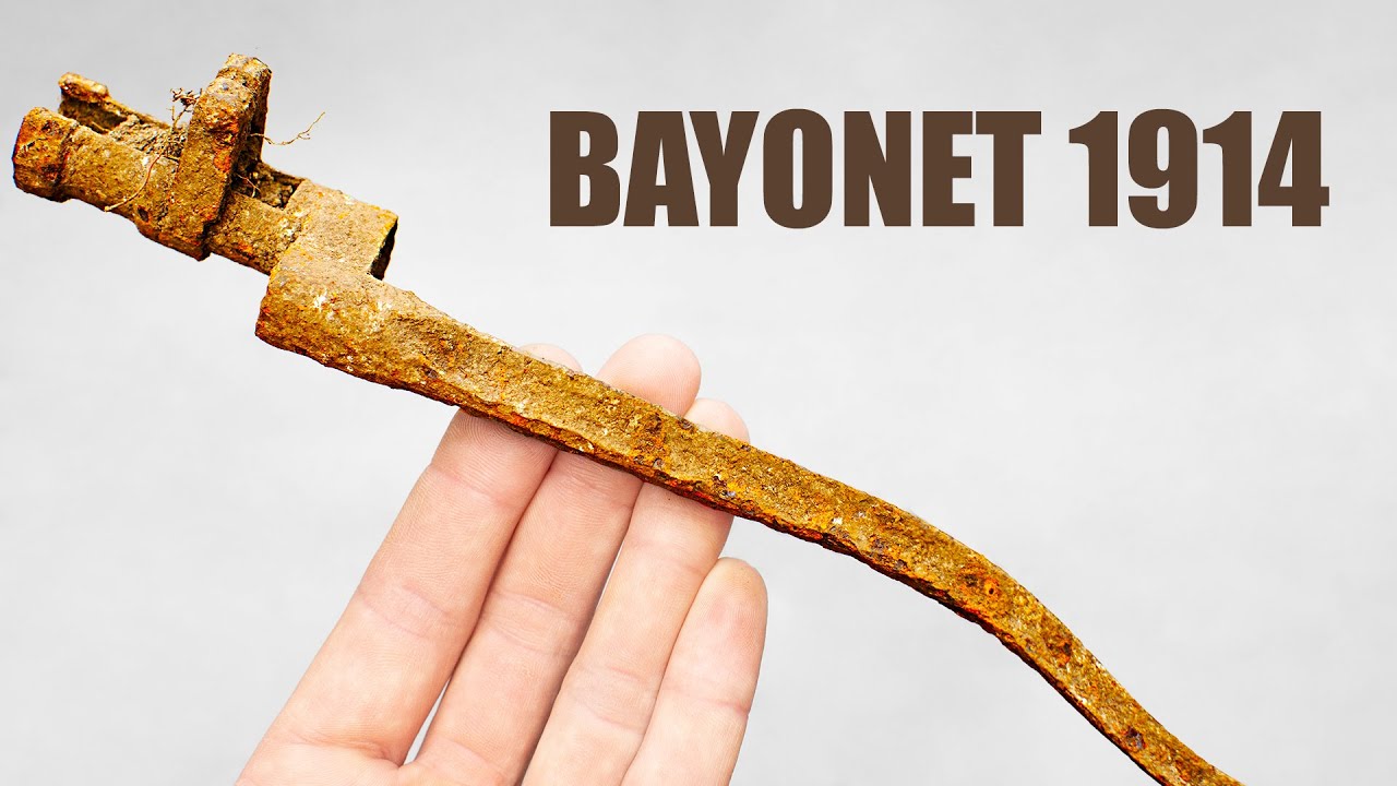 Damaged WW1 bayonet brought back to life
