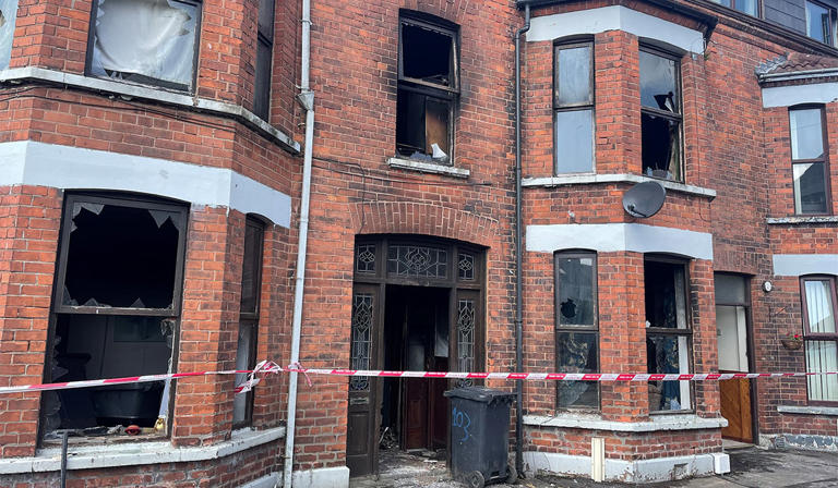 Riots erupt in Ballymena after crowds gather for protest