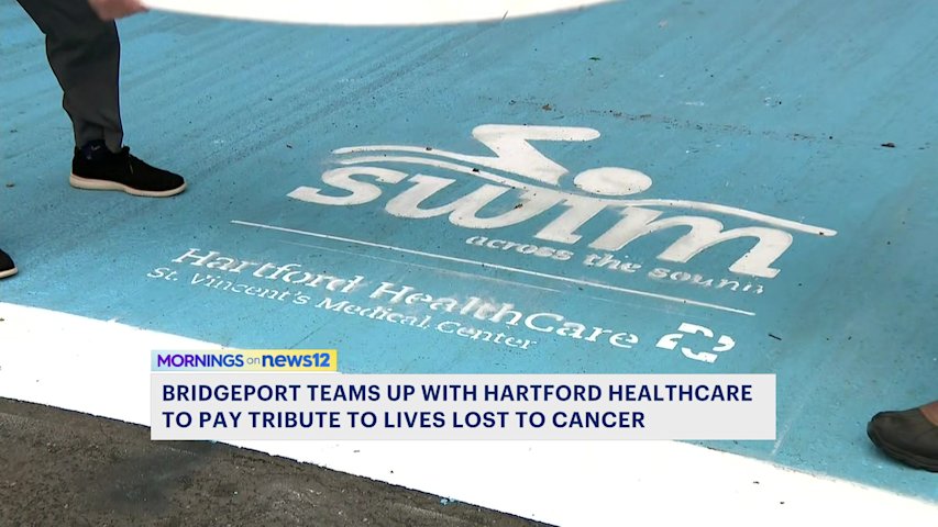Bridgeport paints city blue to remember lives lost to cancer