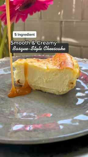 Easy Basque Cheesecake Recipe – Burnt Top, Creamy Center