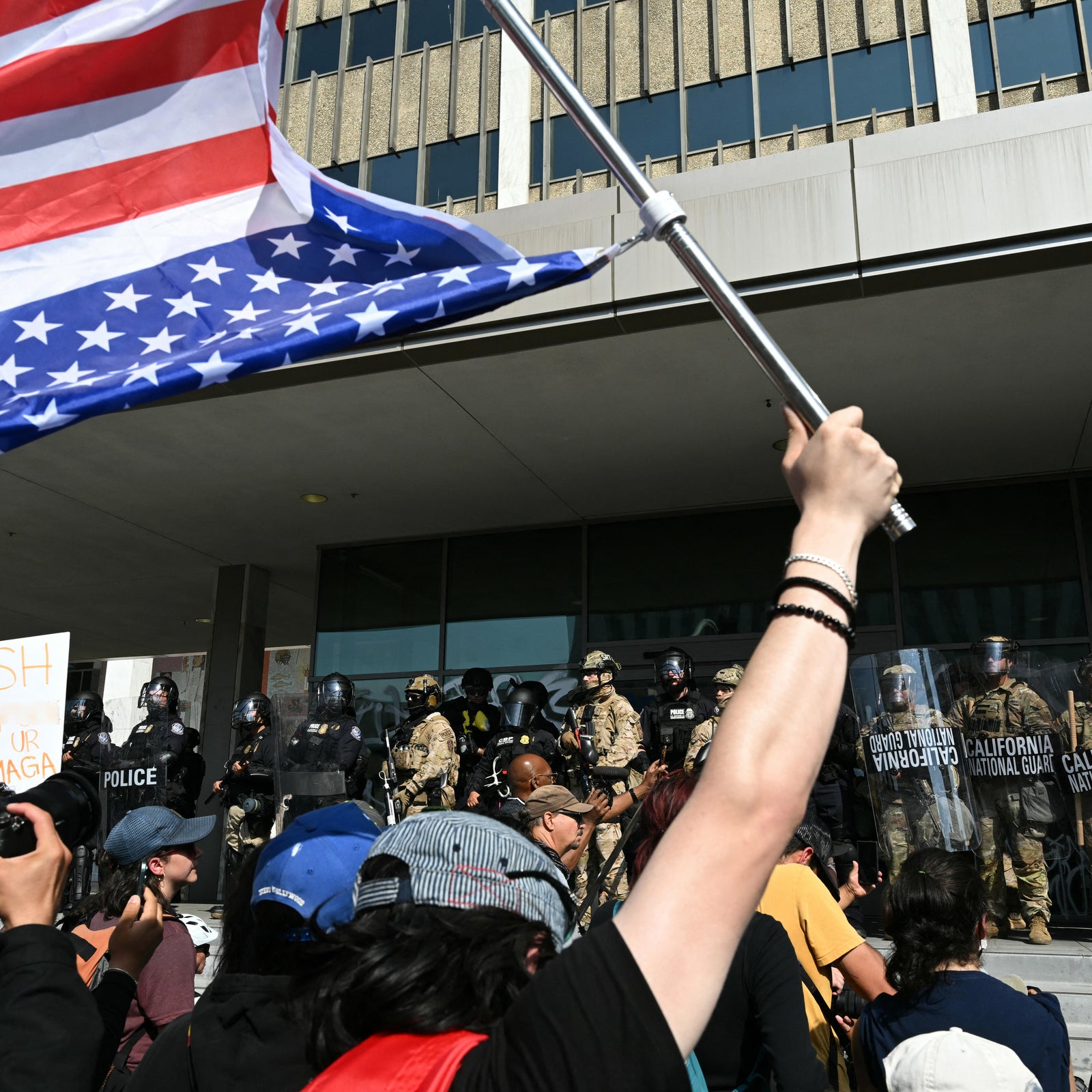 700 Marines arrive in L.A. area amid ICE protests as Newsom says he'll sue