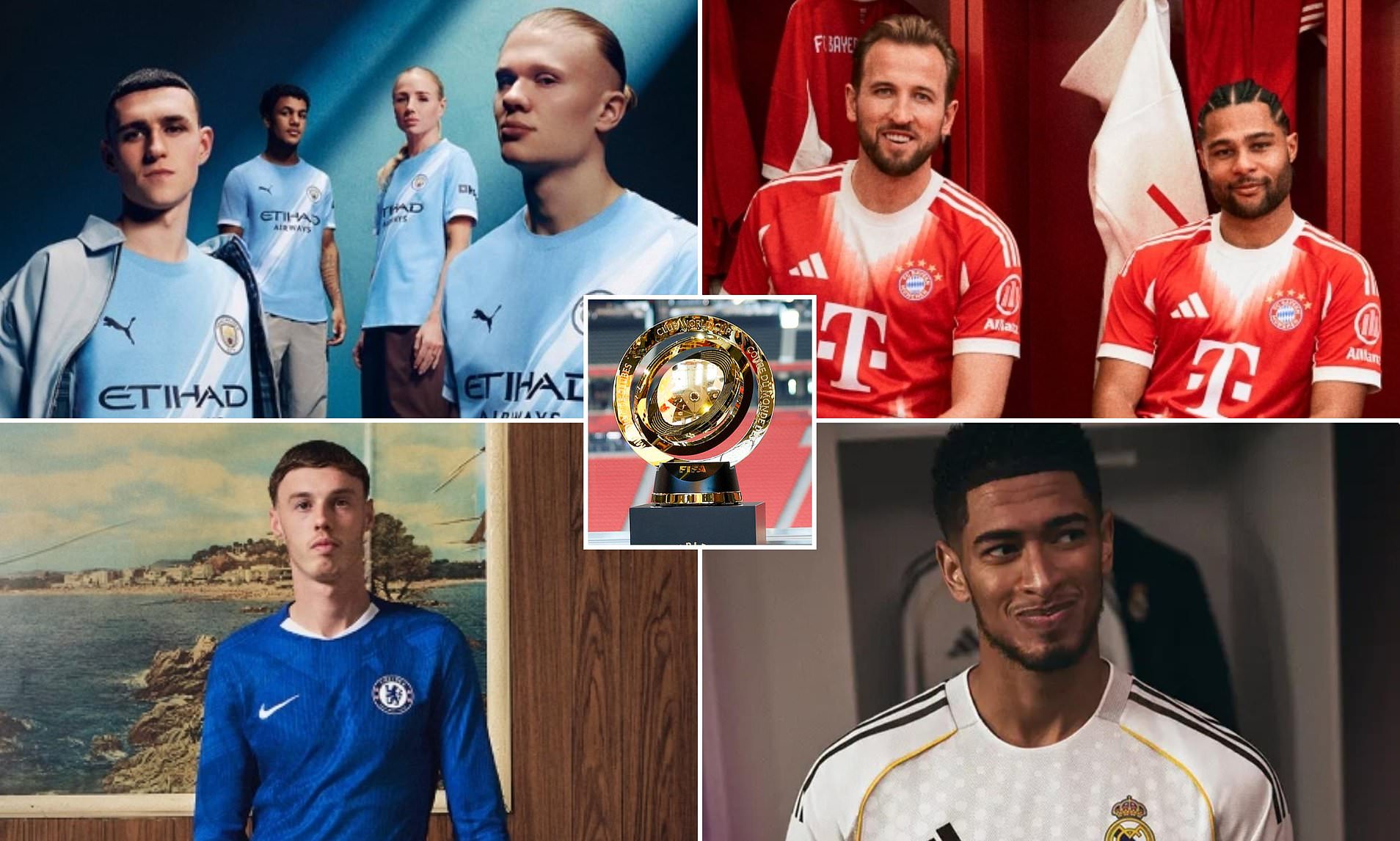 Revealed: Club World Cup kits unveiled as Chelsea, Man City and Co ...