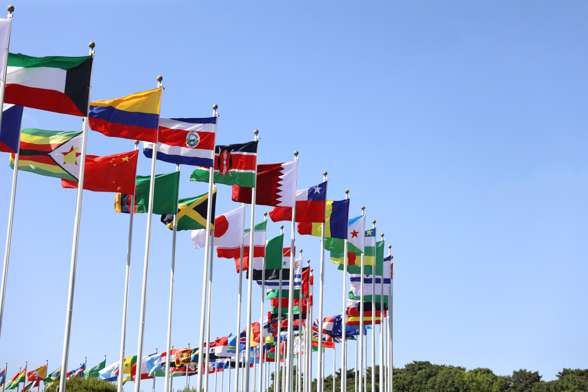 Countries with animals on their flags