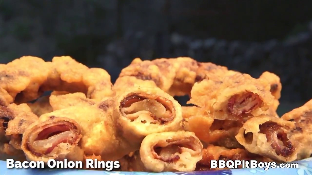 Crispy Fried Bacon Onion Rings