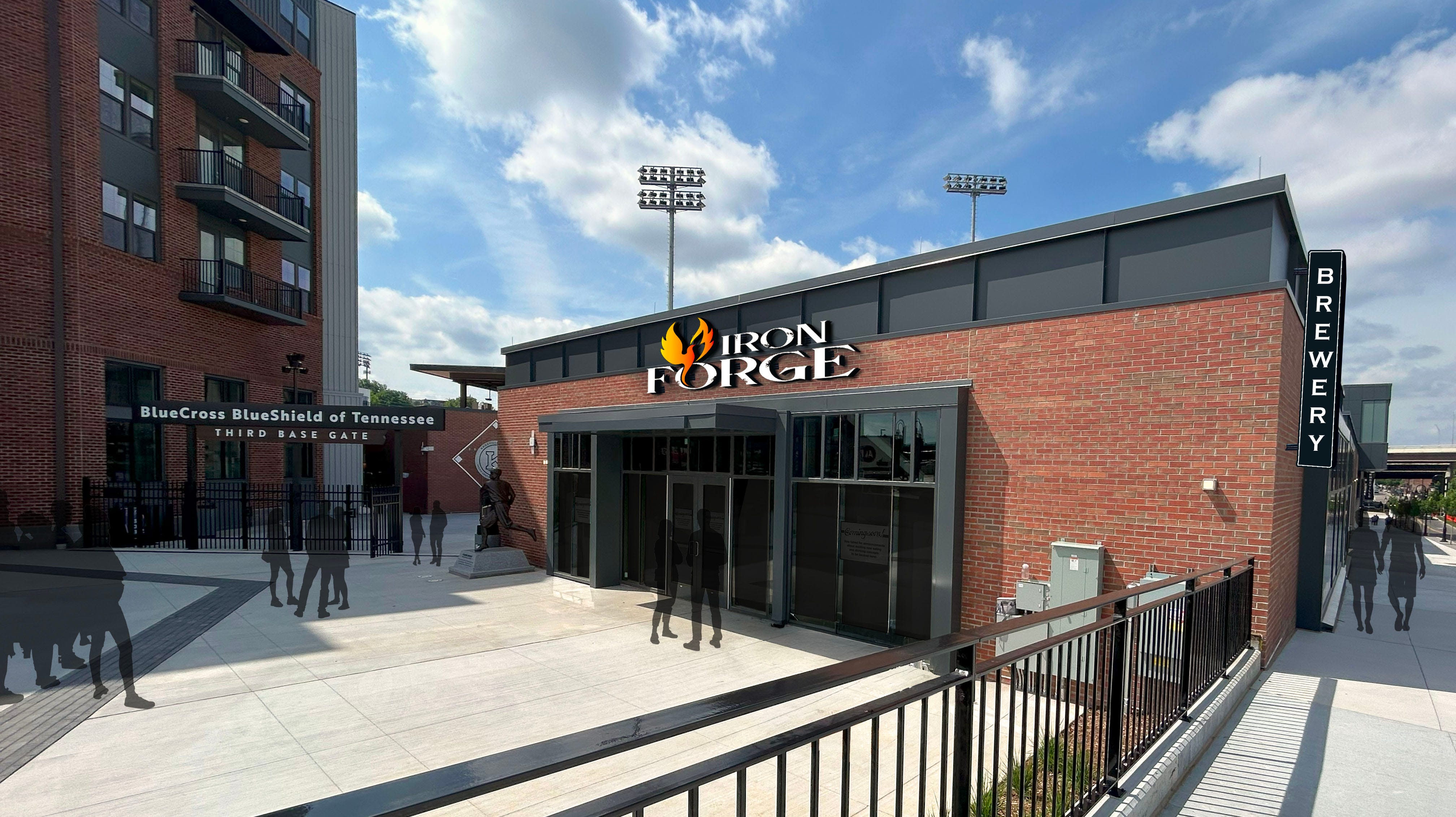 Smoky Mountains to Smokies stadium: Iron Forge joins ballpark's public ...