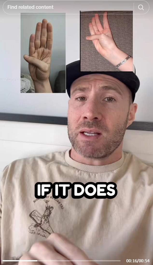 Doctor reveals the simple thumb test that can show a 'ticking time bomb ...