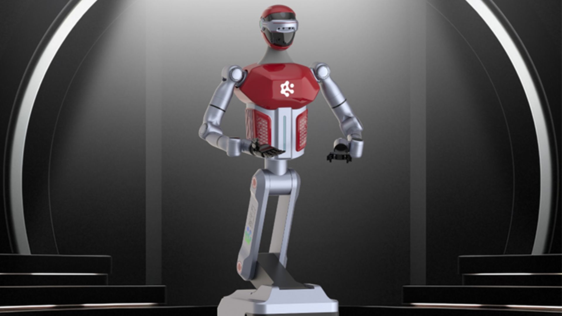 China’s AlphaBot2 humanoid robot with first full-embodied AI works at ...