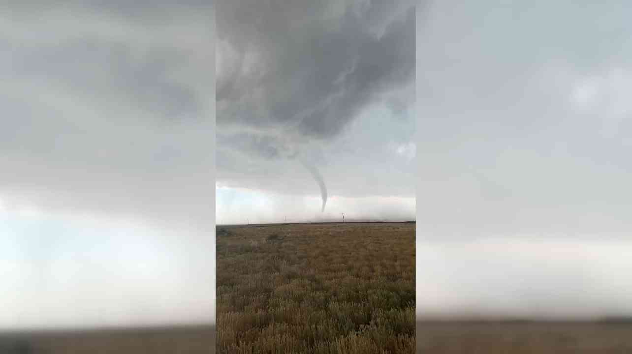 Tornado en Texas: así fue el momento exacto en que tocó tierra