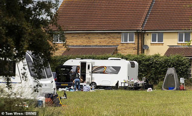 Idyllic town besieged by travellers after three encampments set up in ...