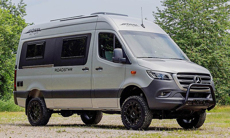 Am Allrad-Camper auf Sprinter-Basis kommt keiner vorbei