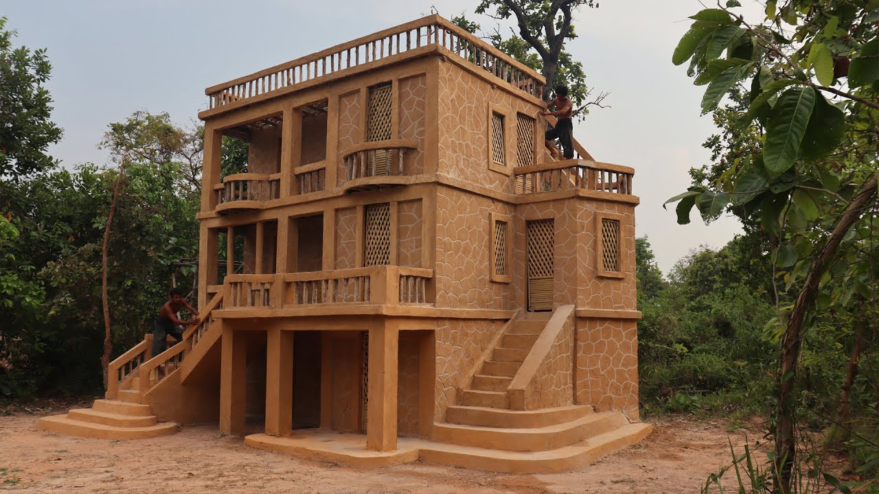 Four Story Mud Villa Built by Bare Hand as a Modern Masterpiece in the ...