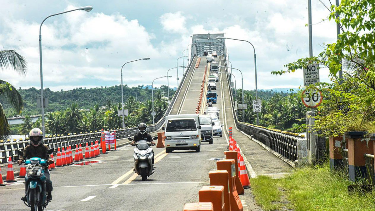 DPWH hastens San Juanico Bridge repair