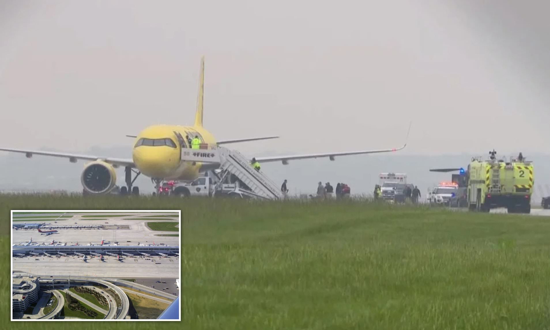 Spirit Airlines flight thrown into chaos by last-minute bomb threat ...