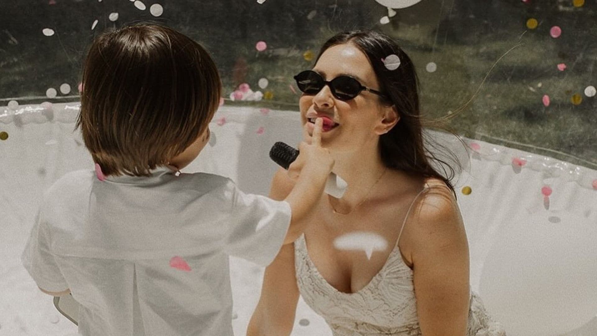 La original 'gender reveal' de Marta Carriedo para conocer que el bebé que espera es...