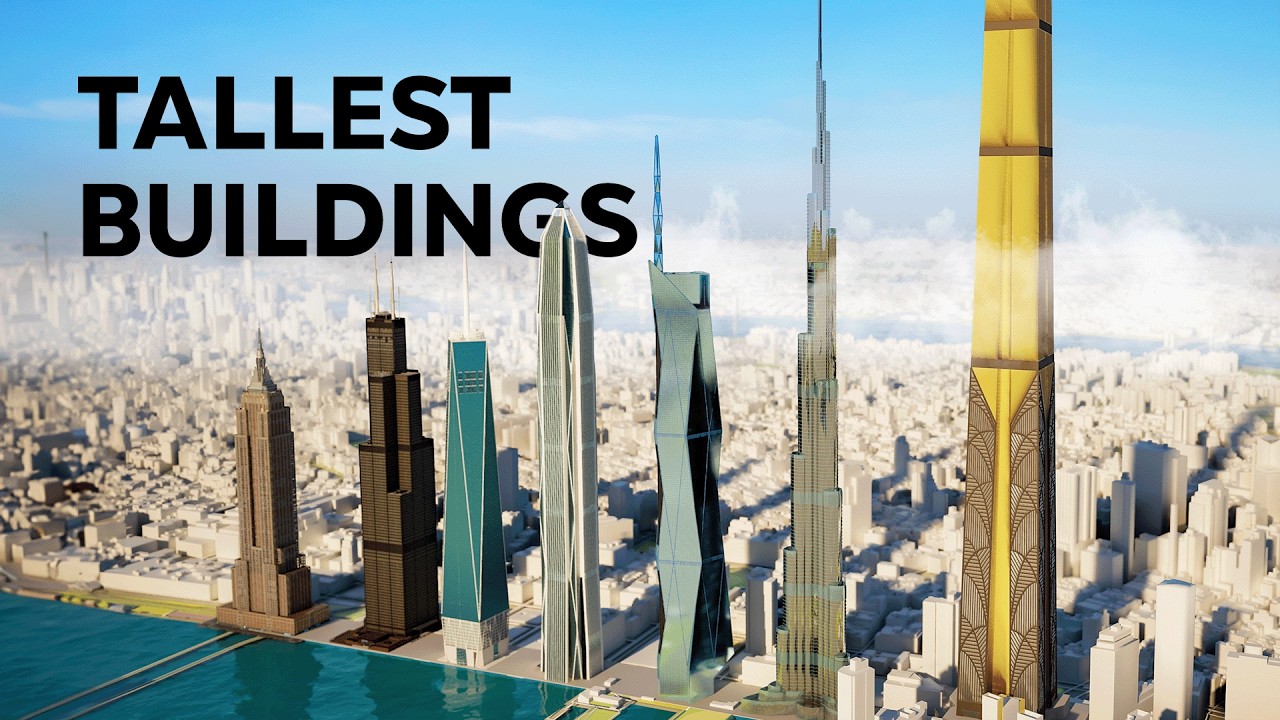 Tallest Skyscrapers In The World 3d Size Comparison