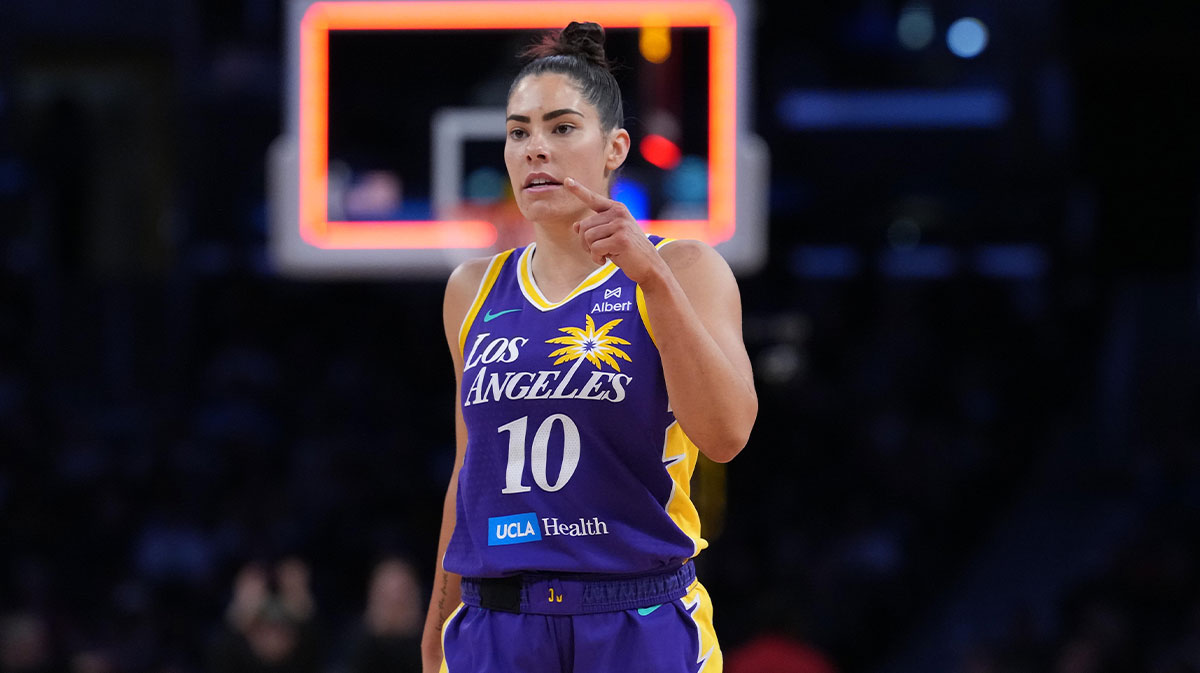 Kelsey Plum’s 'dead serious' mic drop amid return from ankle injury