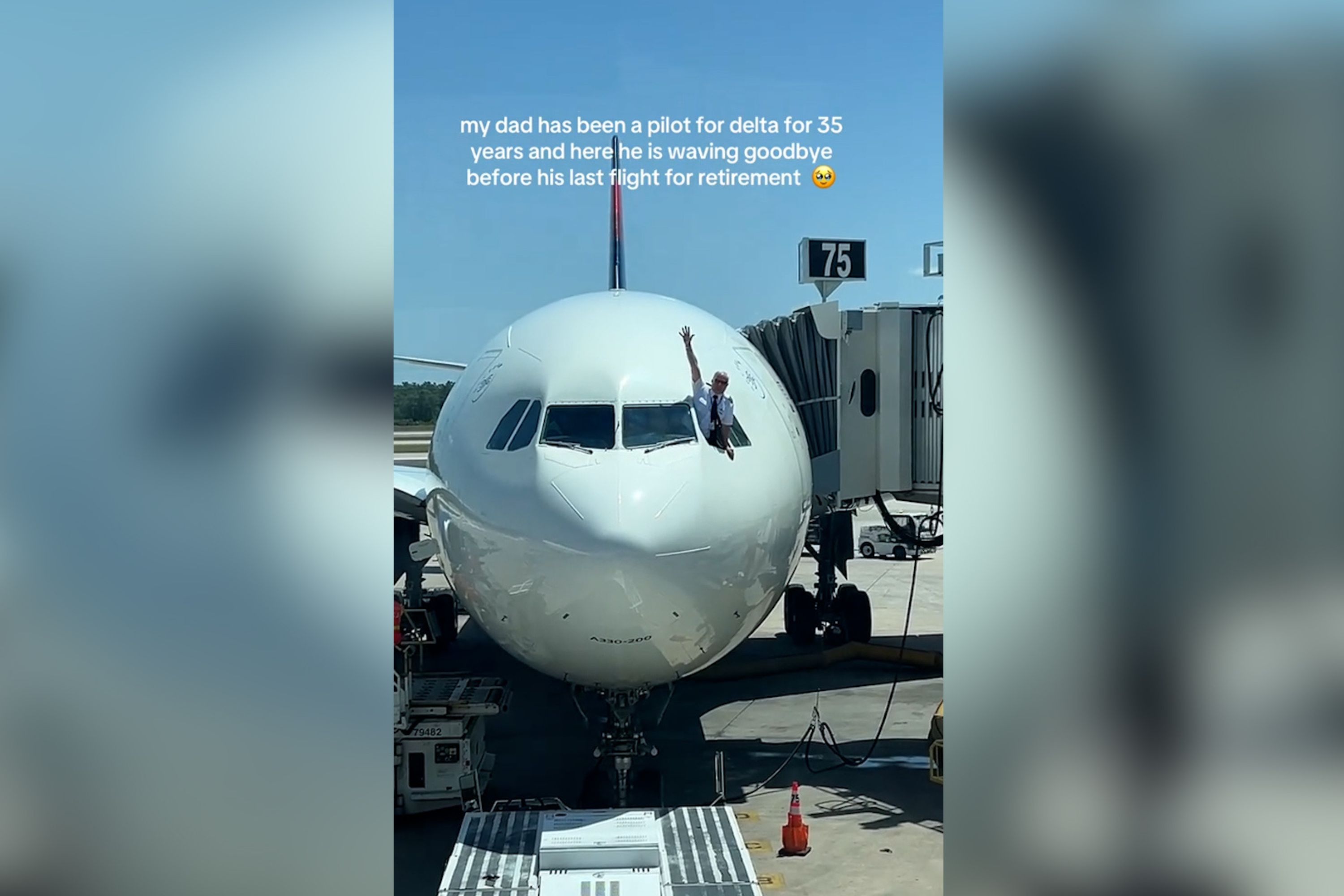 Tears as Delta pilot flies final flight after 35 years with the airline