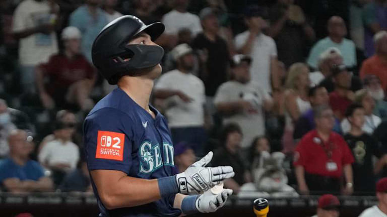 Seattle Mariners' Dominic Canzone Has Epic Bat Flip and Reaction After ...