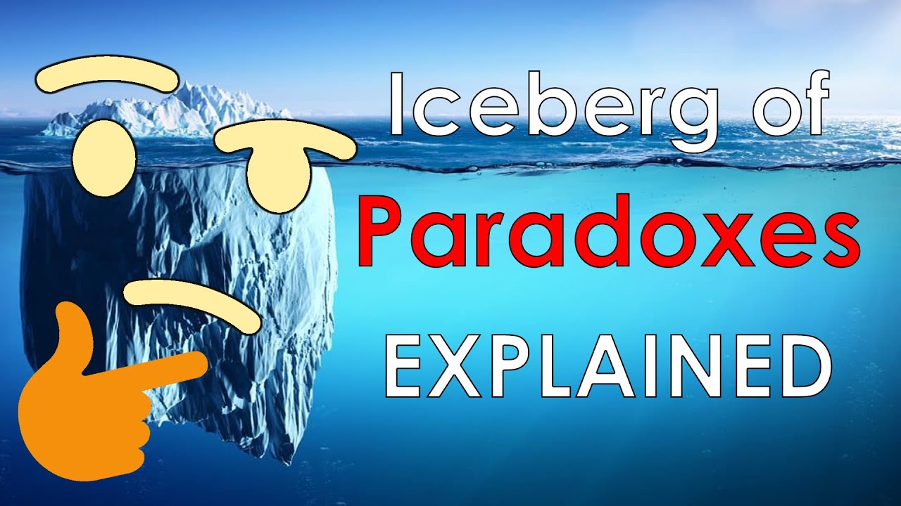 The iceberg of paradoxes explained!