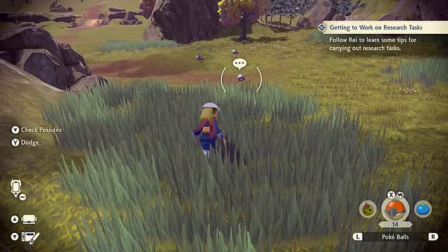 Pokemon Legends: Arceus Nintendo Switch 2 gameplay